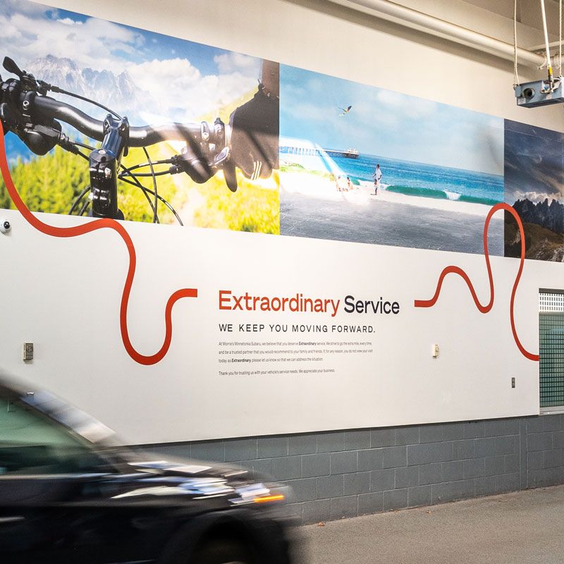 Jim Stahn | Vinyl Wall Art: Minnetonka Subaru