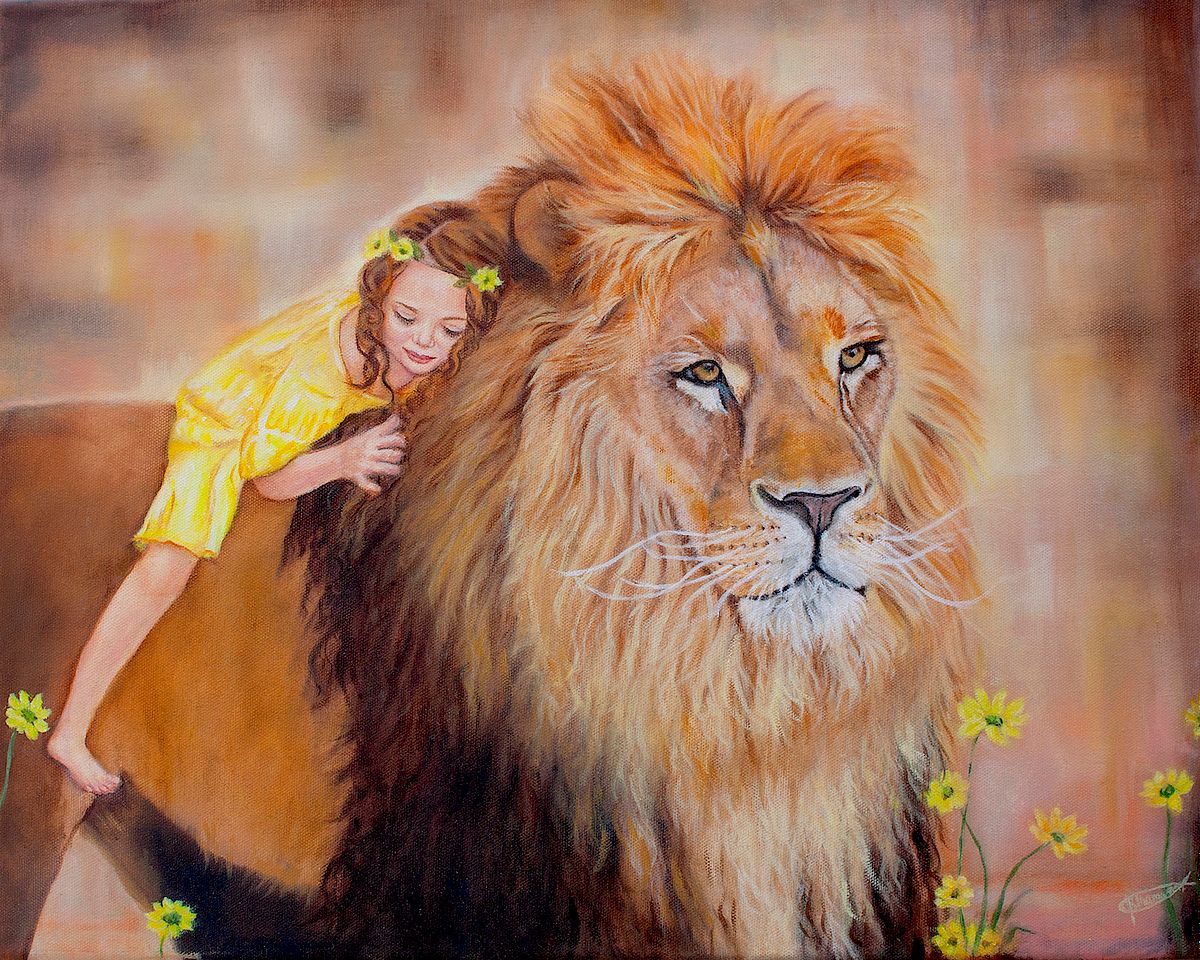 Brushed By the Spirit, original art and art prints depicting peace