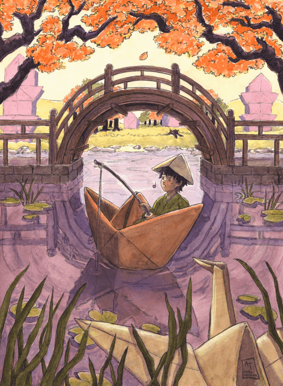 World With Paper - Akira Artwork | Akira Tuazon